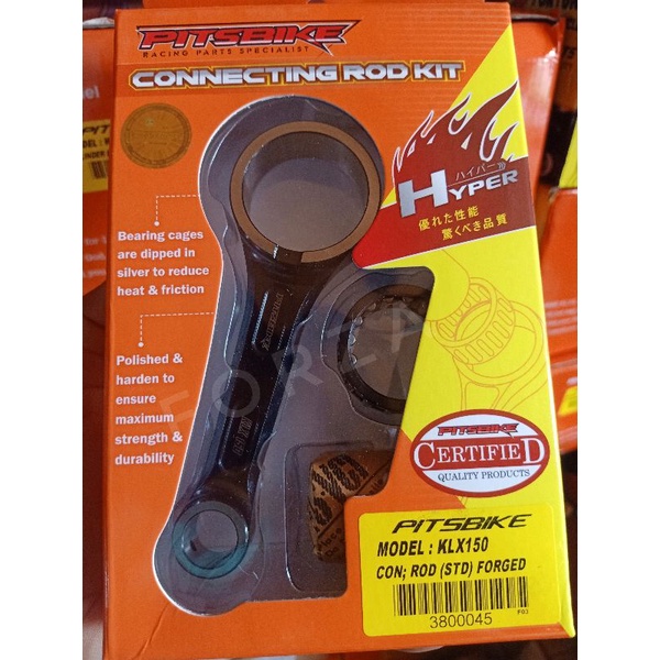 PITSBIKE KLX150 CONROD KIT CONNECTING ROD KIT CONROD FORGED KLX140 ...