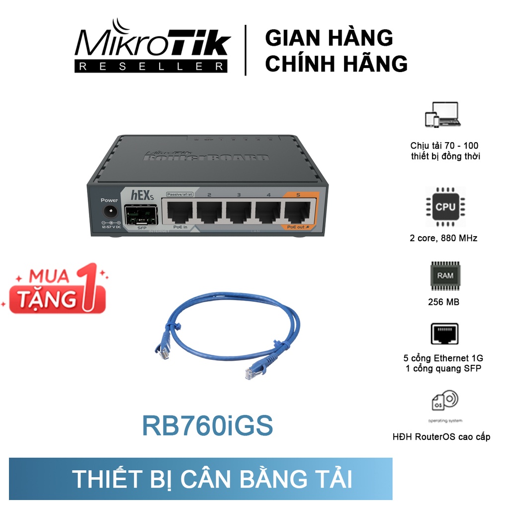 Mikrotik rb760igs, load balancing router, genuine imported - Mercrius ...