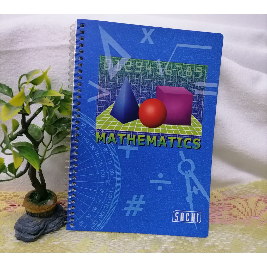 Vanda Mathematics Graphing Notebook Spiral and Yarn 80 Leaves With ...