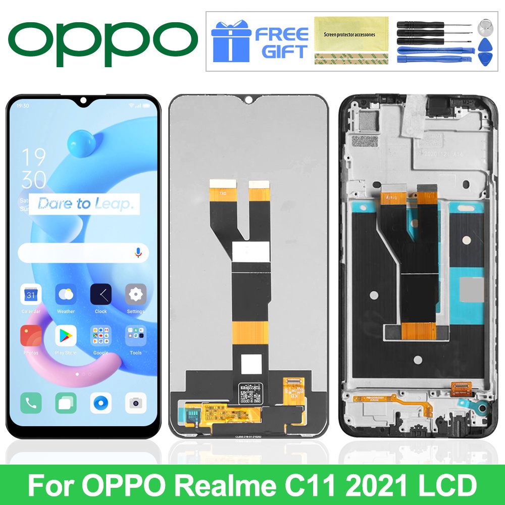 For Realme C11 2021 C20 C21 LCD Display Screen+Touch Panel Digitizer Replacement For OPPO C11 ...