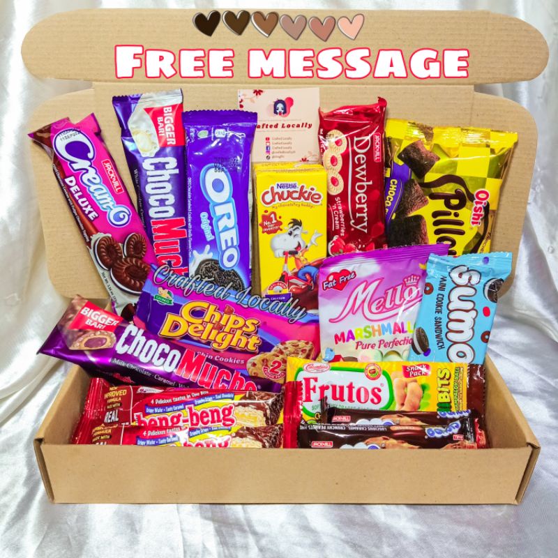 Overload local chocolates in a box PERFECT GIFT | Shopee Philippines