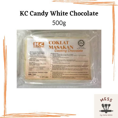 KC Candy Cooking White Chocolate / Coklat Masakan Putih KC/ Halal (500g) | Shopee Philippines