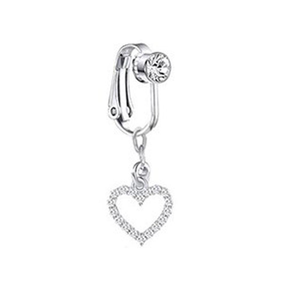 Jonye Fake Belly Ring Women Beach Accessories Belly Button Ring Cartilage Clip Non Piercing Faux