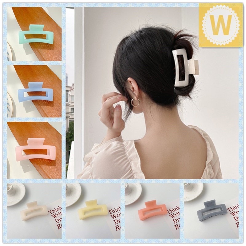 [HJ]Hair Clip Geometric ins catch clip simple hairpin wild hair catch ...
