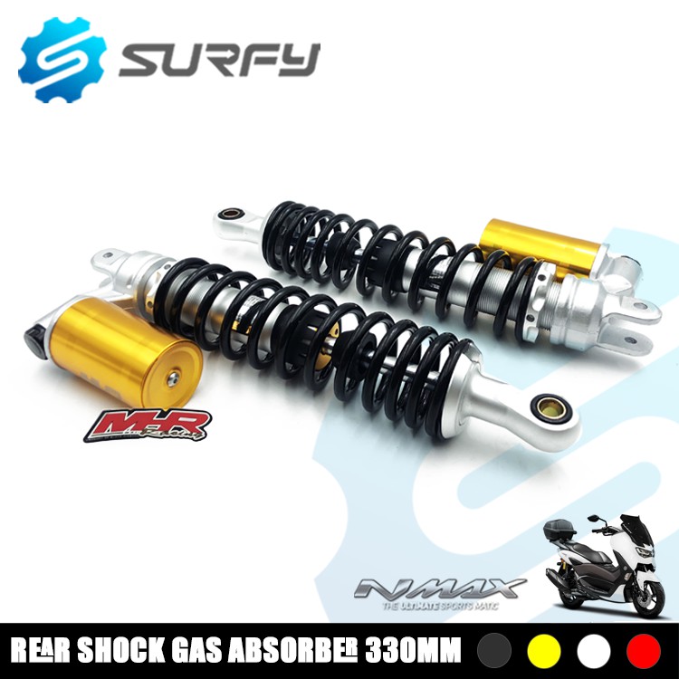 Nmax Rear Shock Gas Absorber 330mm 1 Set Aadjustable With Bolts And ...
