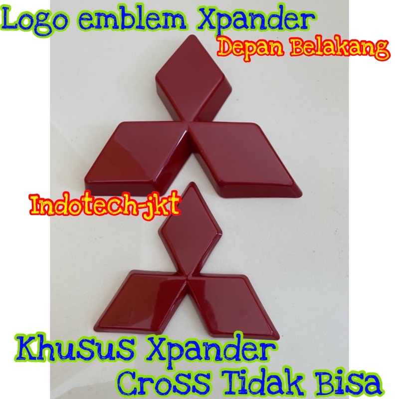 Mitsubishi Xpander Logo Emblem Front and rear | Shopee Philippines