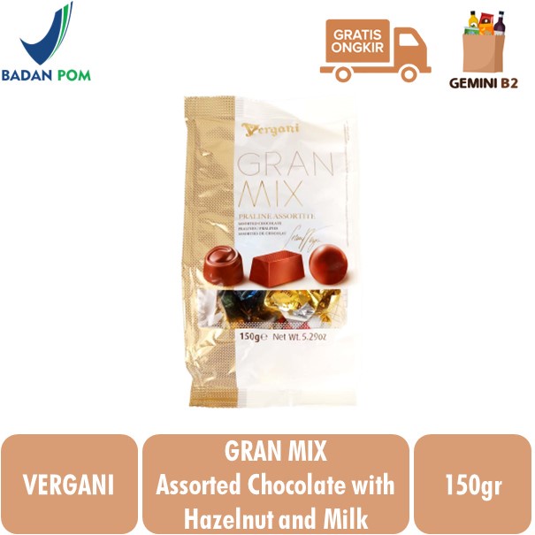 Vergani Gran Mix Praline Assortite/Chocolate Praline Hazelnut And Milk ...