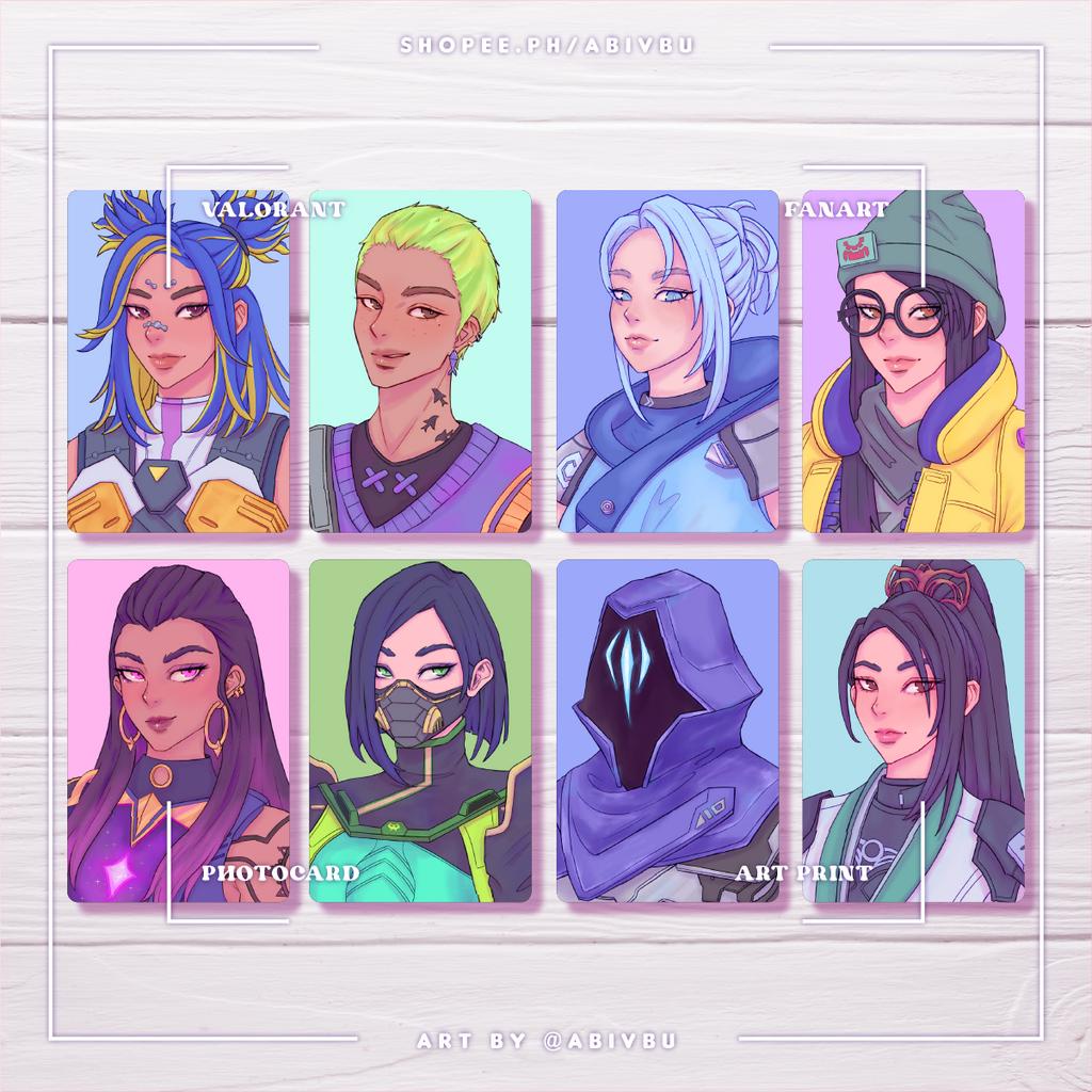 Valorant Fanart - Photocard / Art Print by AbiVbu | Shopee Philippines