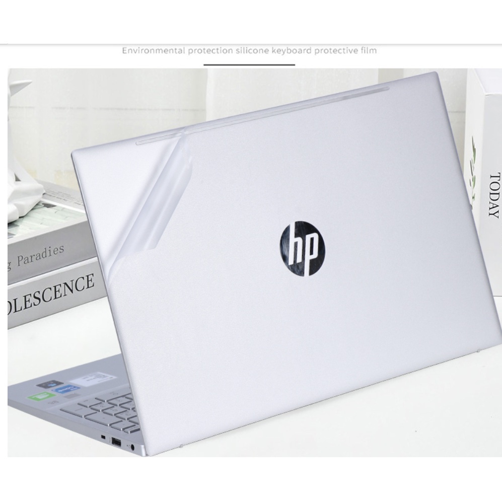 Sticker Laptop HP Matte Transparent clear Sides Skin 14'' 15.6'' 13 ...