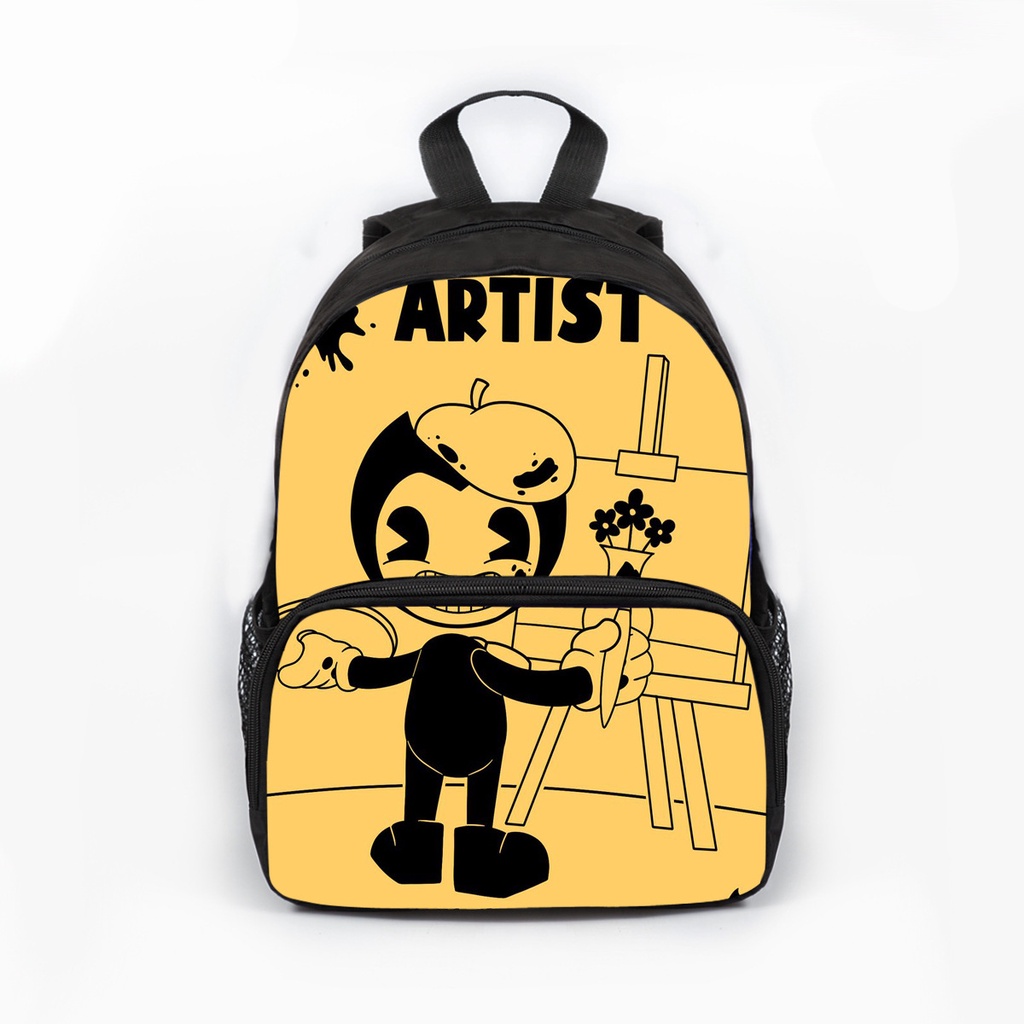Bendy and the Ink Machine Backpack Student Pupils ravel Bags Schol bag ...