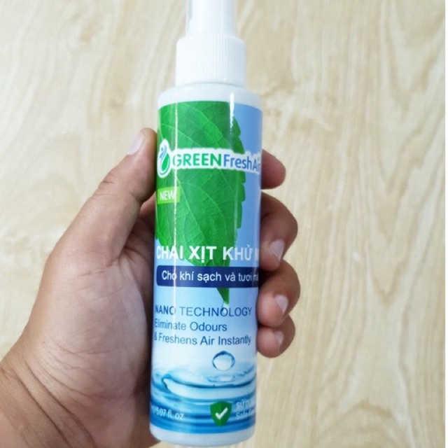 Green Fresh Air deodorant spray bottle is effective and safe to kill ...