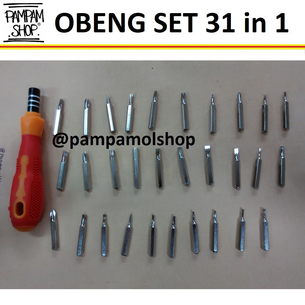 Screwdriver Set 31 in 1 Minus Plus Screwdriver Star Add Service to Open ...