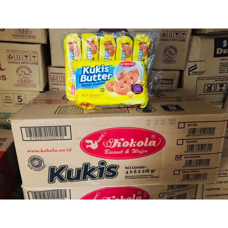 kokola kukis butter cookies in a box (24pcs | Shopee Philippines