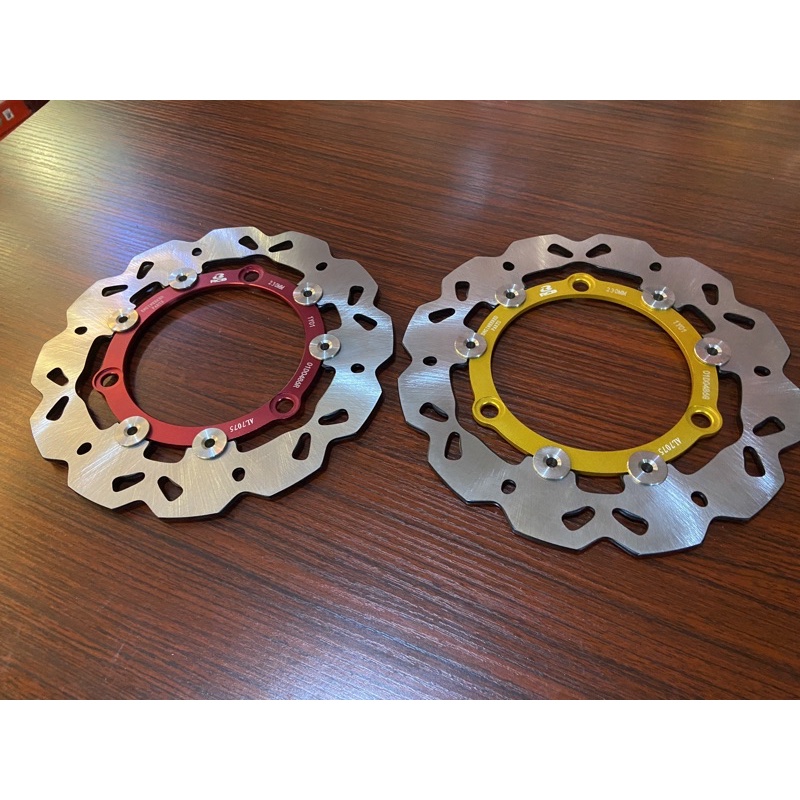 RCB 230mm stock floating alloy disc for aerox and nmax front only ...