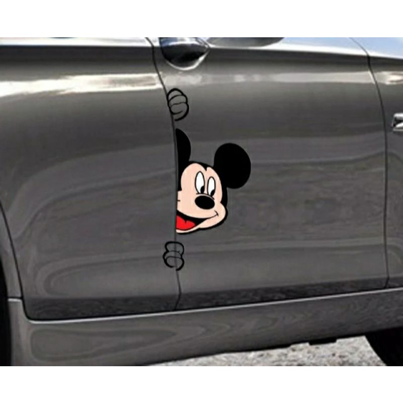Car Stickers Cutting Vinyl Reflective Stickers Disney Mickey Mouse ...