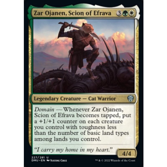 Zar Ojanen, Scion of efrava mtg card | Shopee Philippines