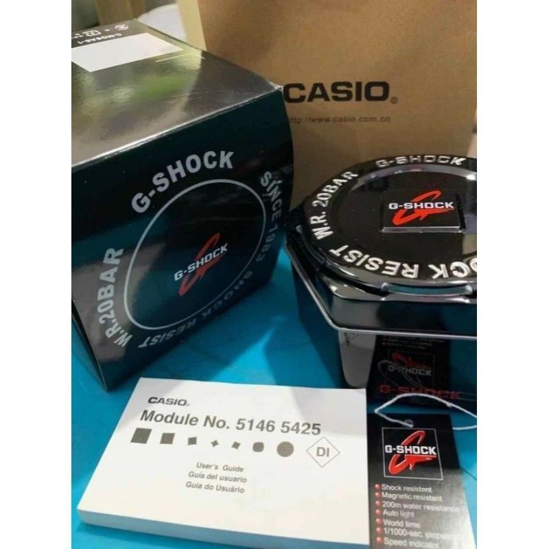 Gshock Complete package:Can,Paper Box,Paper Bag,Manual,Tag | Shopee ...