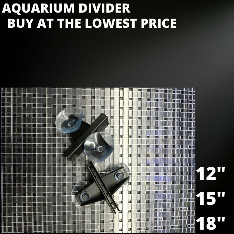 Penghadang Board Aquarium divider partition Fish Tank Divider Plate 2ft ...
