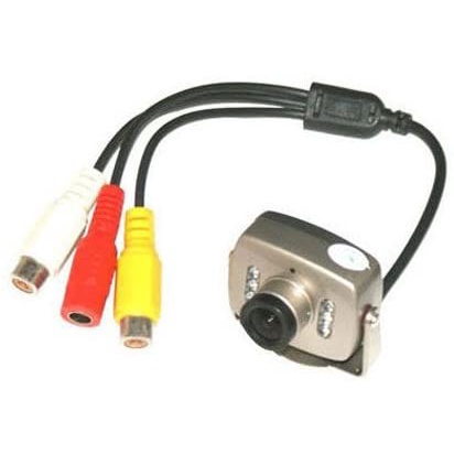 Mini Wired CCTV Camera Security Camera Color Vision Infrared Hidden ...