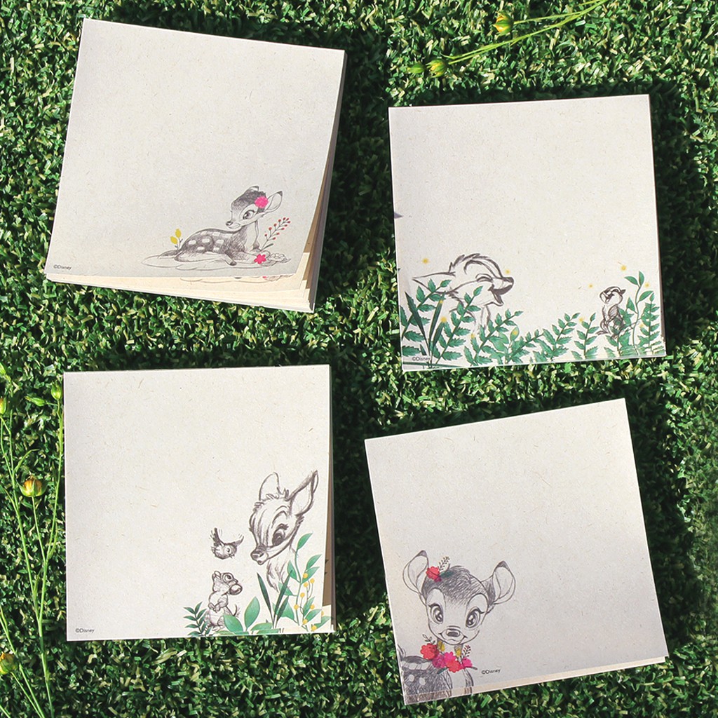 Disney Bambi Sugarcane Memo pad 1 pcs 70 sheets / School Office ...