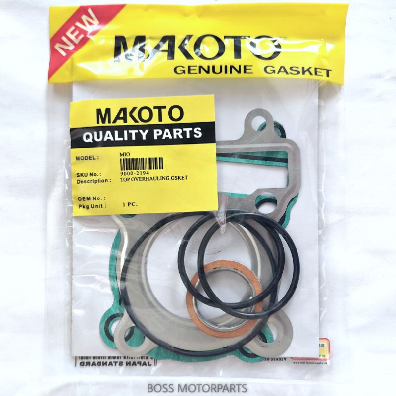 MAKOTO Top Overhauling Gasket For XRM/Wave 125, XRM/WAVE110,TMX155/125 ...