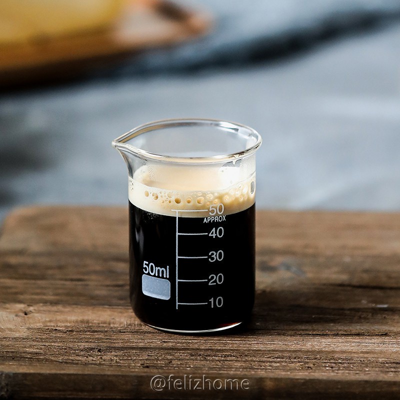 Mini Measuring Cup 50ml/100ML Heat-resistant Glass Beaker with scale ...