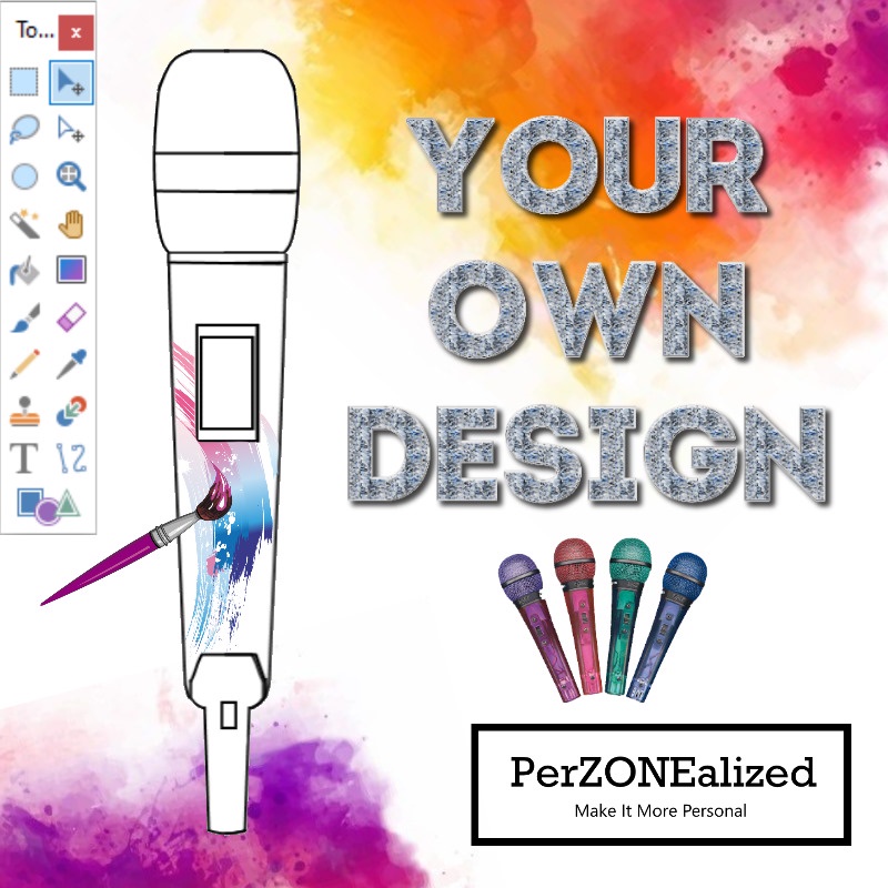 Personalized Microphone Customization Fee (Design Only, Please Read ...