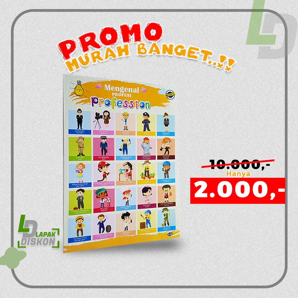 Poster Knowing Job Profession | Education Poster | Poster Recognizing ...