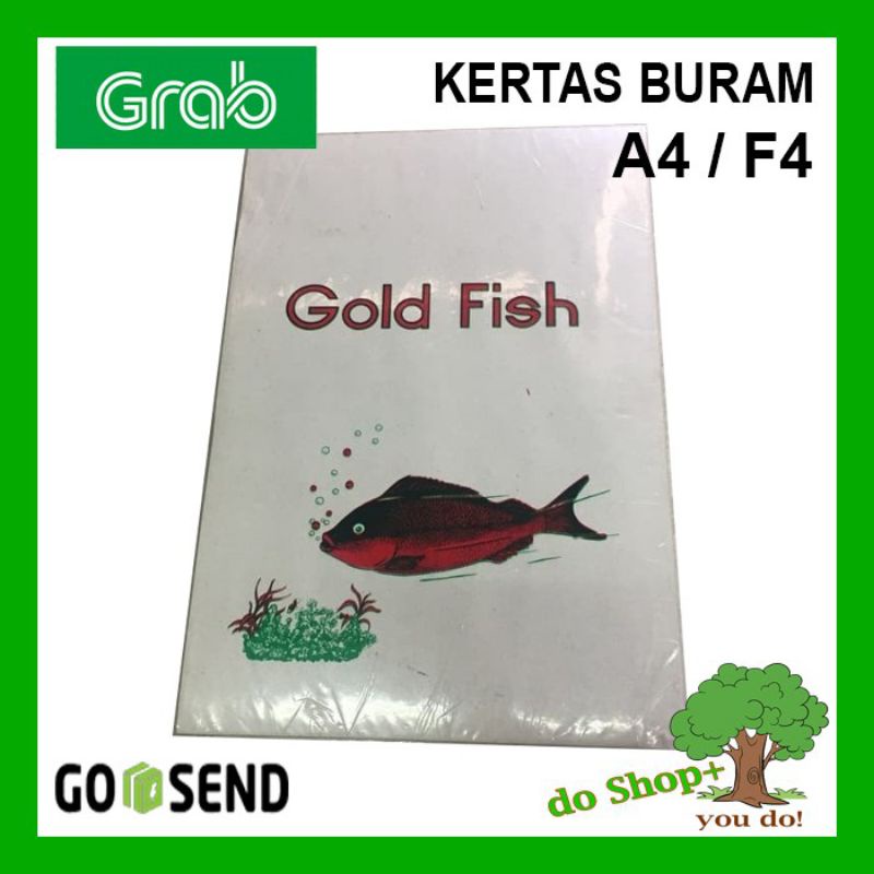 Frosted Gold Fish Paper A4 F4/Newsprint Paper (1 pack) | Shopee Philippines