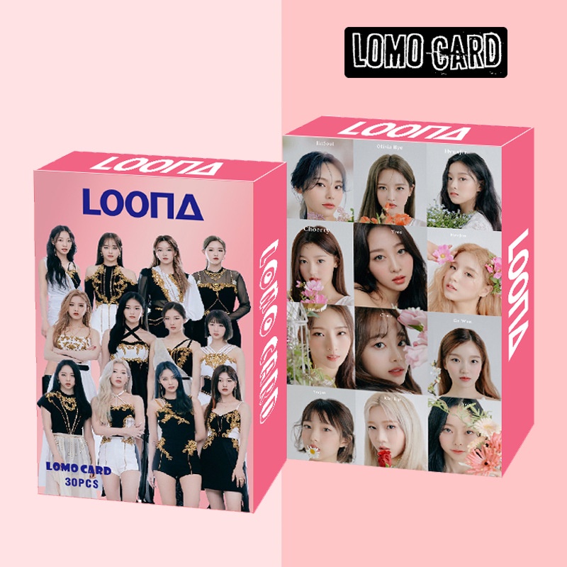 30PCS Kpop Photocards AESPA LOMO Card Loona TWICE EXO IU Straykids ITZY Postcard In Stock New ...