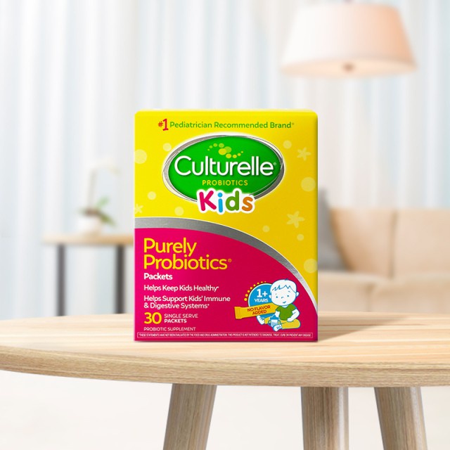 Culturelle Kids Packets Daily Probiotic Formula Supplement (30 Single ...