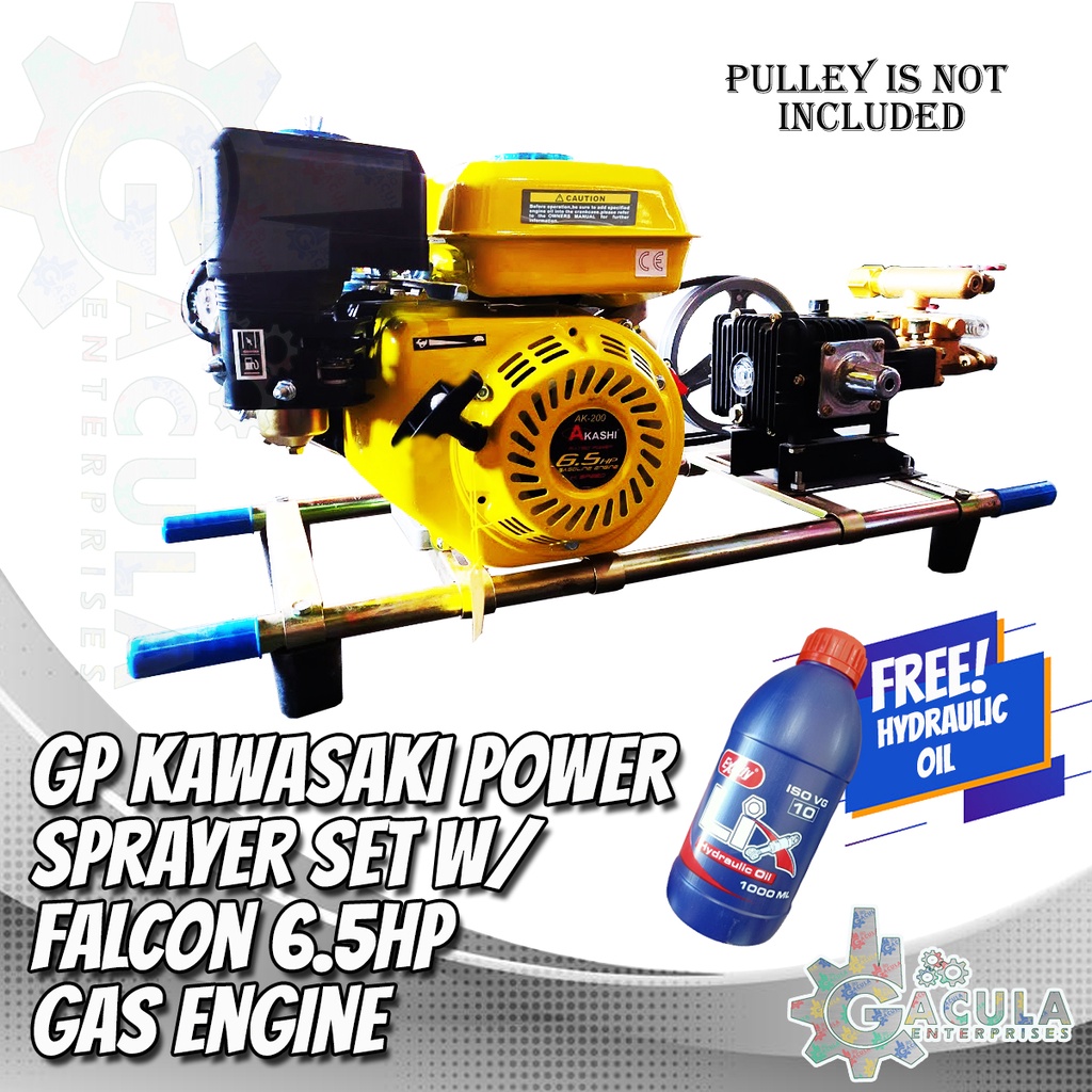 Power Spray Pump set with 6.5HP Gasoline Engine | Shopee Philippines