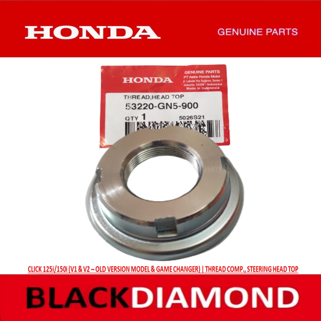 JOEY - ORIGINAL HONDA CLICK 125i/150i | THREAD COMP. STEERING HEAD TOP ...