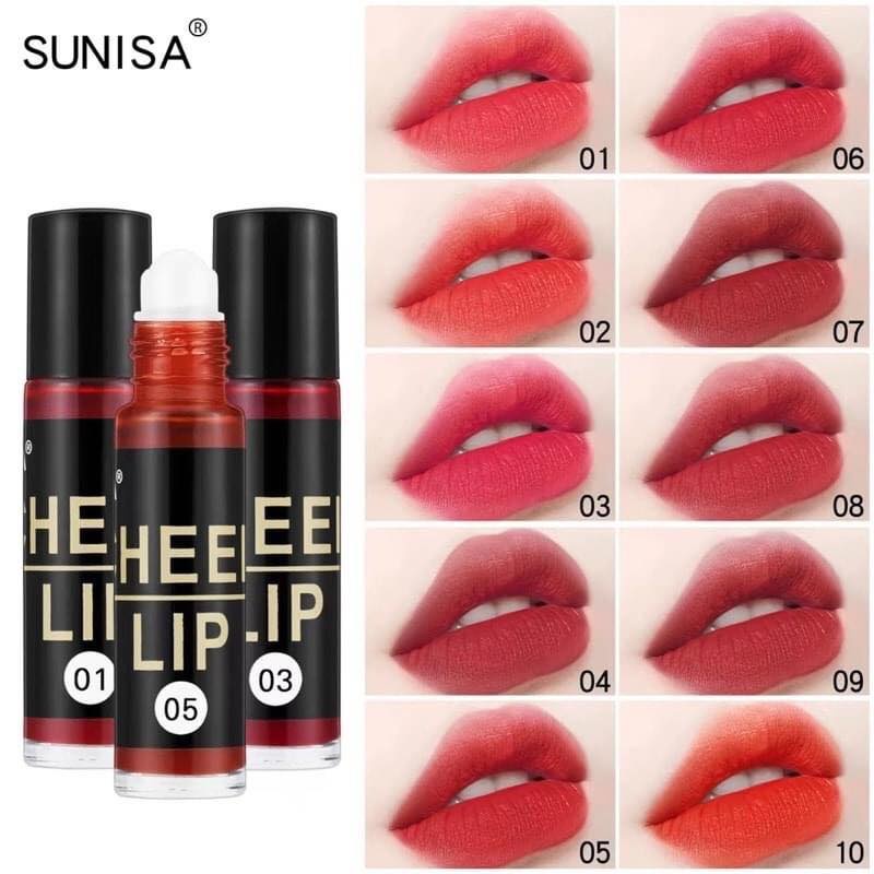 2022 NEW SUNISA Cheek Lip tint Roll new package 10ml | Shopee Philippines