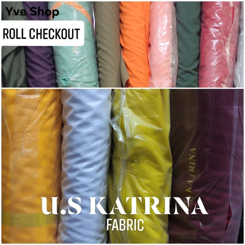 US KATRINA Fabric ( Roll Checkout ) | Shopee Philippines