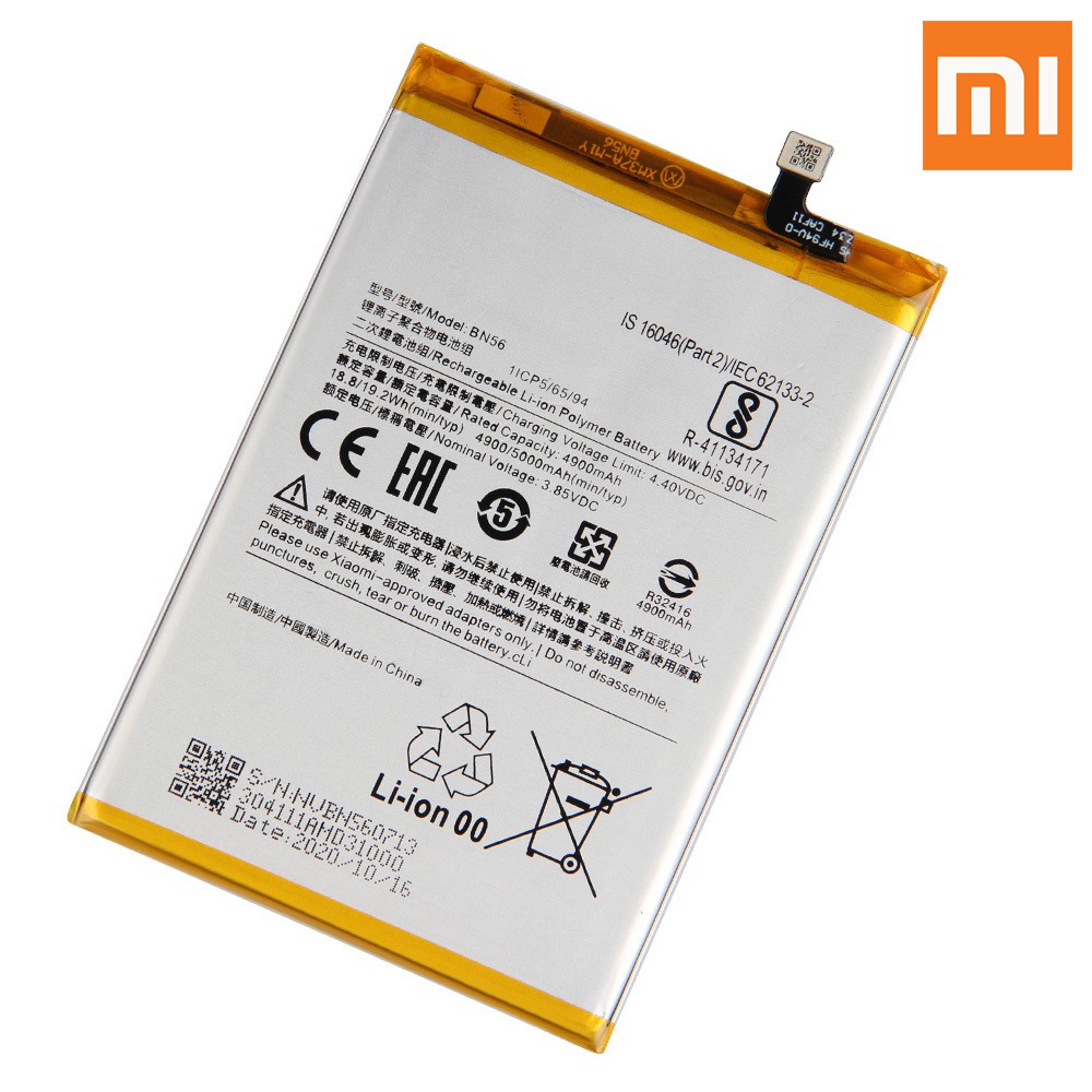 XiaoMi Redmi BN56 Replacement Battery For Redmi 9A Redmi 9C | Shopee ...