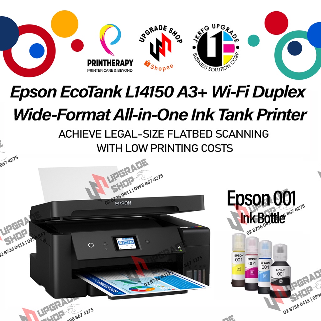 Epson EcoTank L14150 A3+ Wi-Fi Duplex Wide-Format All-in-One Ink Tank ...