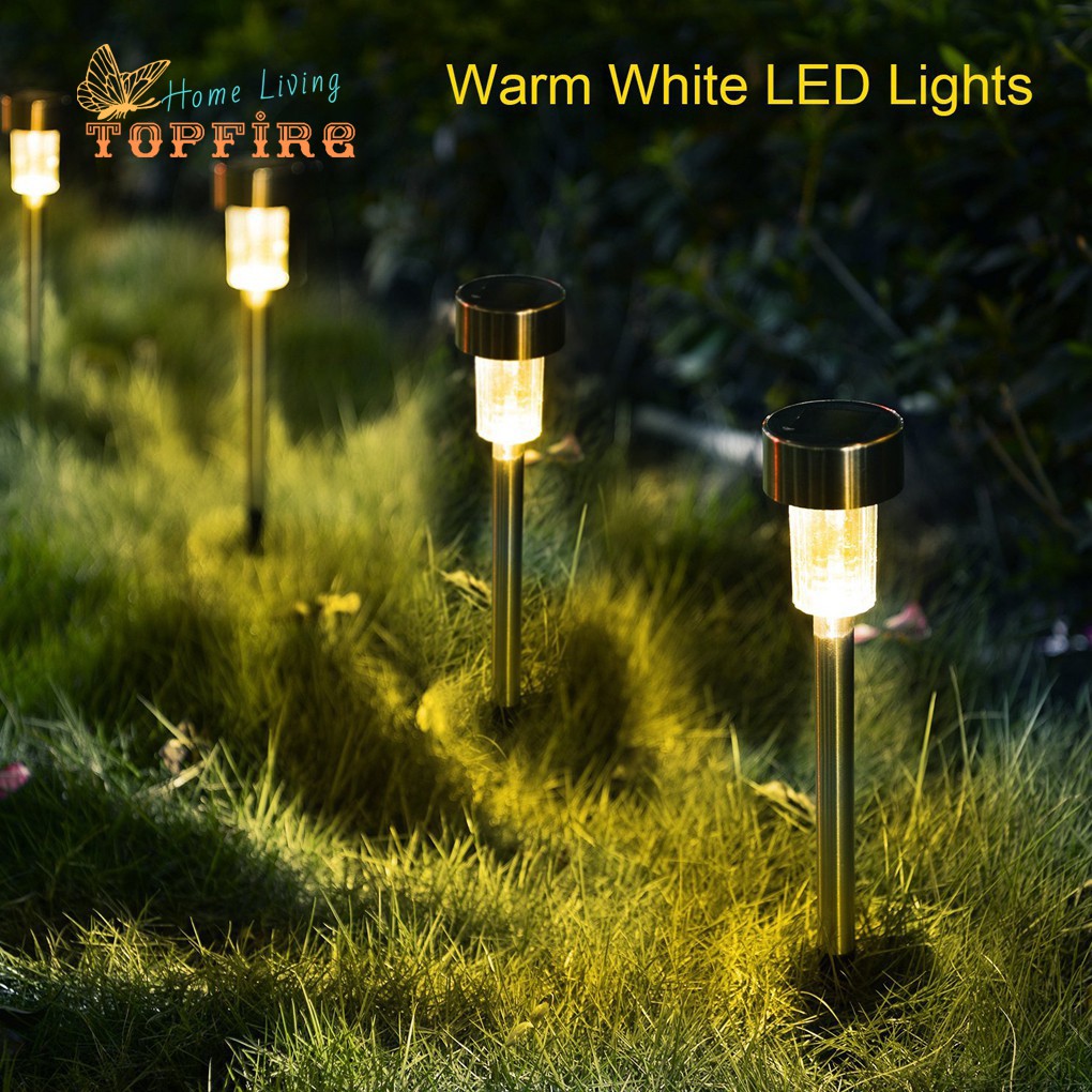 topfire Outdoor Garden Lawn Spot Lamp Solar LED Path Light | Shopee ...