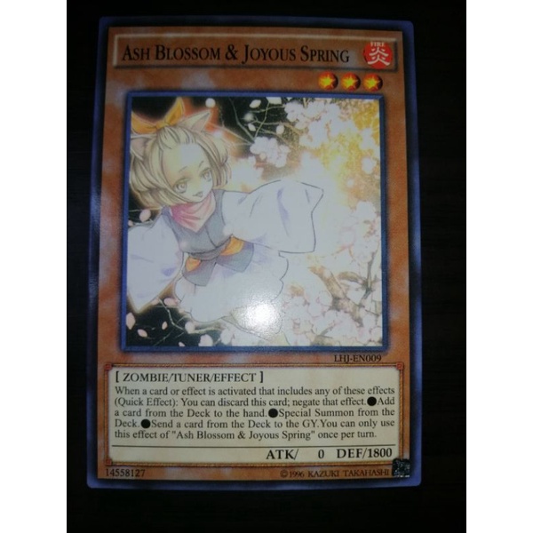 Ash Blossom & Joyous Spring Yugioh [CLASS A] | Shopee Philippines