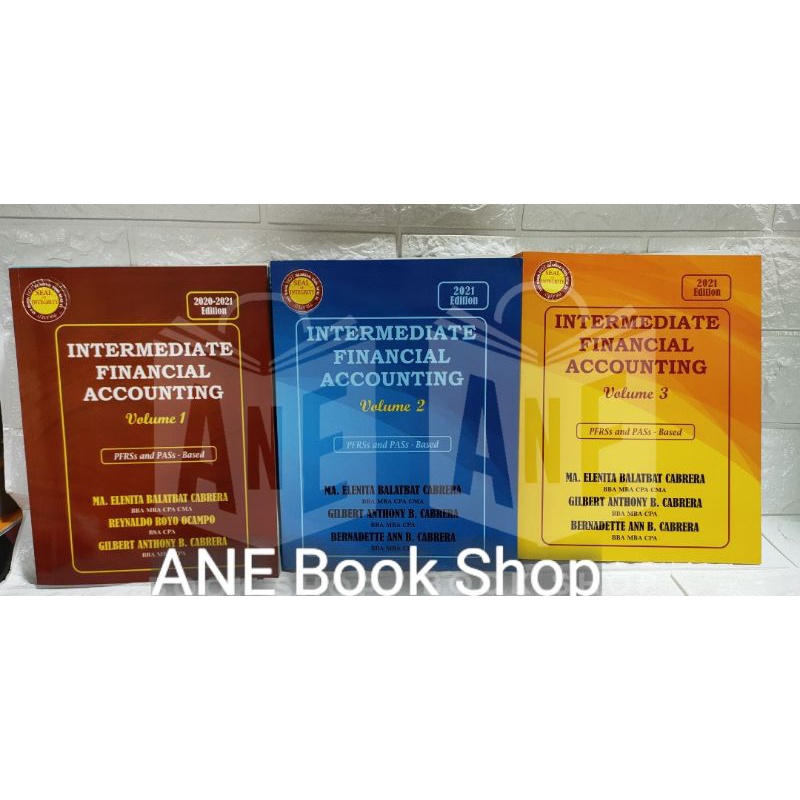 AUTHENTIC Intermediate Financial Accounting by Cabrera | Shopee Philippines