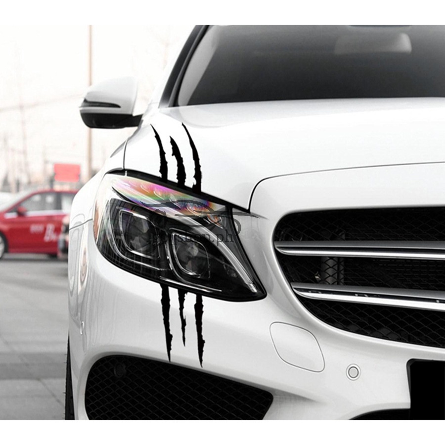 40x12cm Ghost Claw Sticker Car Vinyl Reflective Decal 3D Car Stickers ...