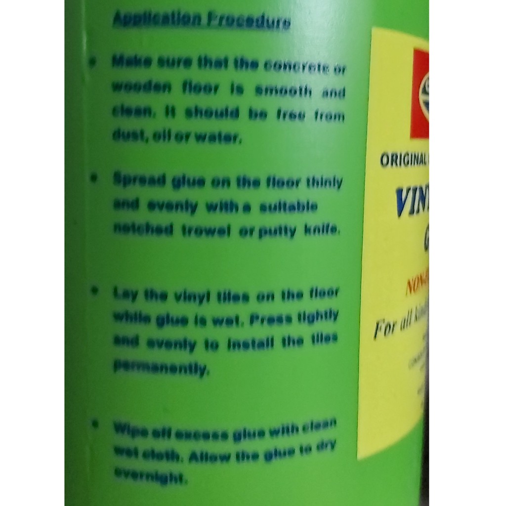 Stikwel Vinyl Tiles Glue/ Adhesive - 1 Kg Stikwell Stickwell PVC Vinyl ...