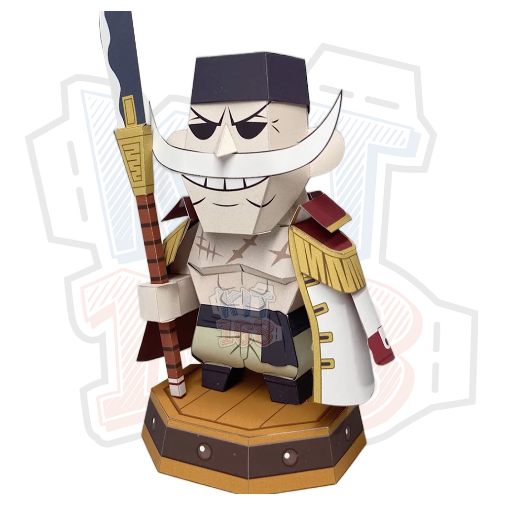 Anime Paper Model Chibi Whitebeard Edward Newgate – One Piece | Shopee ...