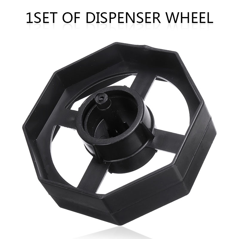 Heavy Duty Tape Dispenser Wheel Replacement Spare Black Plastic ...
