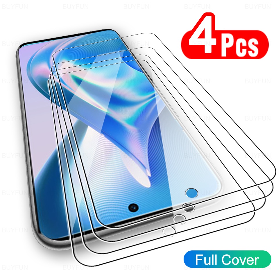4 PCS Glass For OnePlus ACE 10R Full Cover Screen Protector For One ...