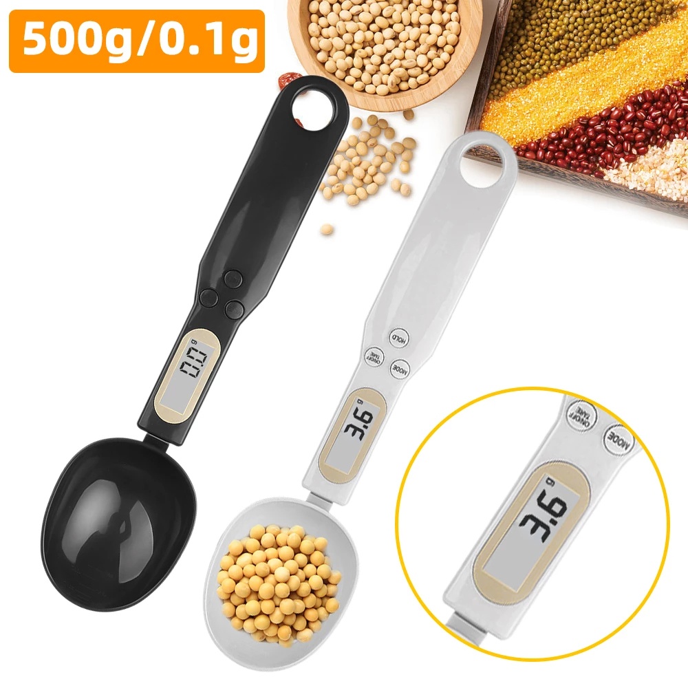 500g /0.1g LCD Digital Kitchen Scale Electronic Cooking Food Weight Measuring Spoon Grams Coffee ...