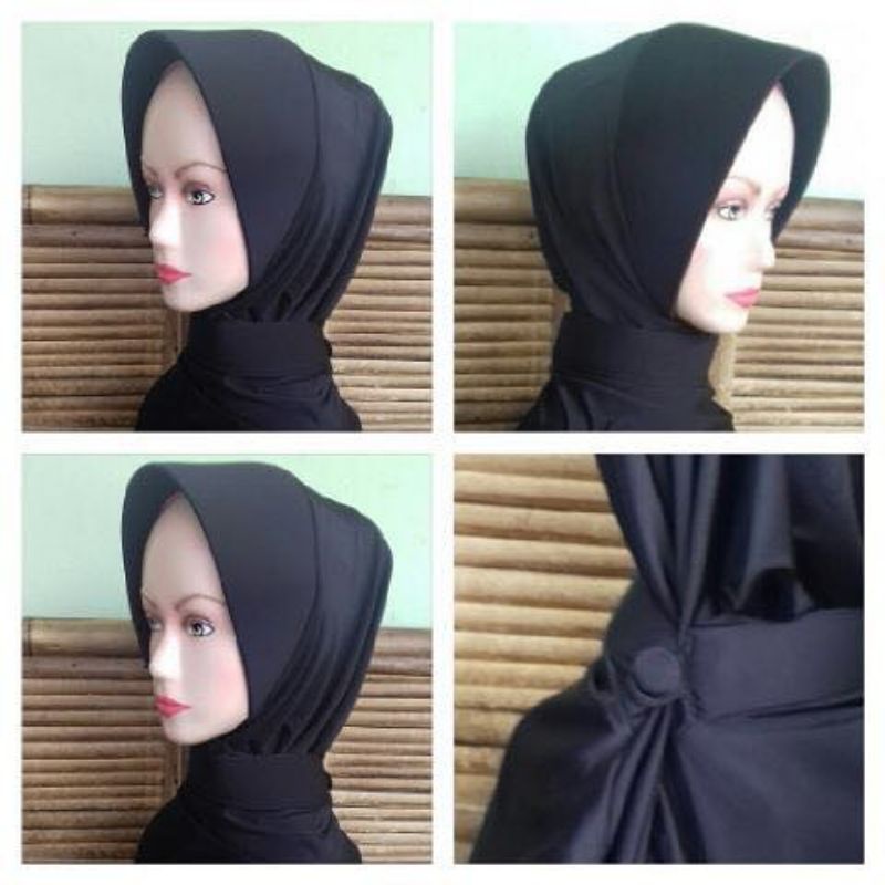 Plain polwan Hijab Button (Brown) | Shopee Philippines