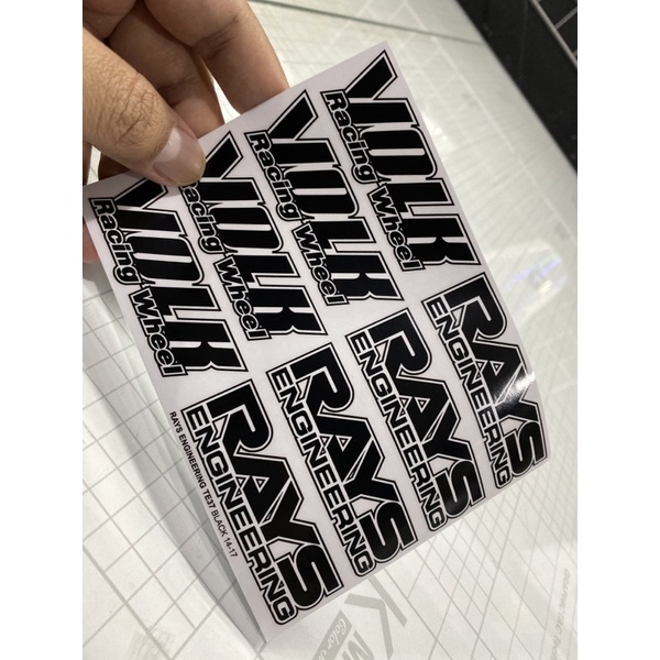 RIM STICKER RAYS VOLK RACING TE37 | Shopee Philippines