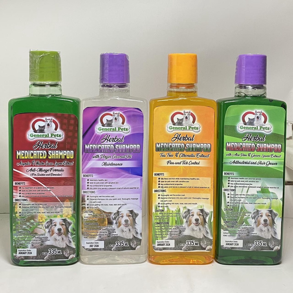 [CLR AGRIVET] General pets herbal medicated shampoo / shampoo para sa ...