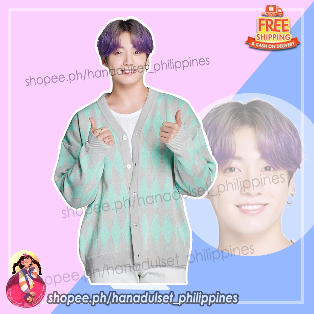 KPOP 5 inches | cake topper BTS Half Body [ Jungkook ] standee ♥ Lotte ...